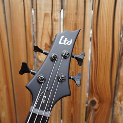 ESP LTD SIGNATURE SERIES FL-4 Black Red Burst Satin 4-String | Reverb