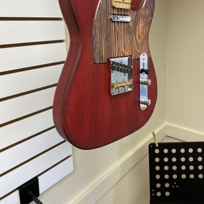 Fender Telecaster partscaster mid 2000s - red stain | Reverb