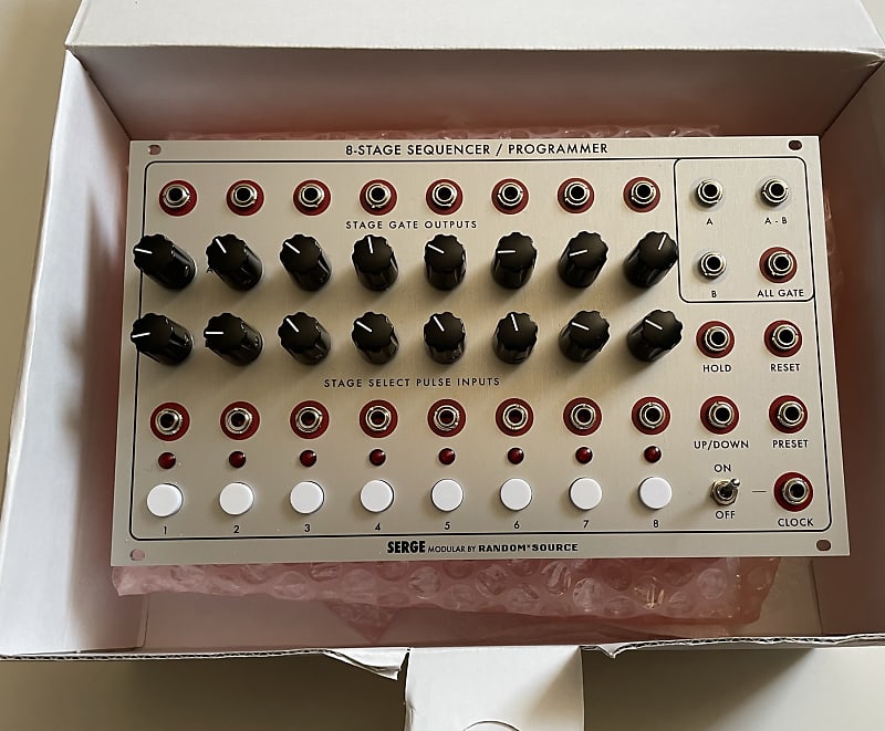 Random Source SERGE SEQUENCER 8 XL (SEQ8XL) Silver | Reverb