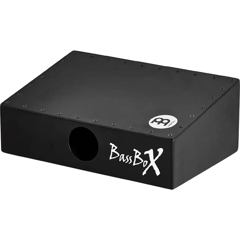 Meinl Bassbox Acoustic Stomp Box Block w/ L-Shaped Beater | Reverb