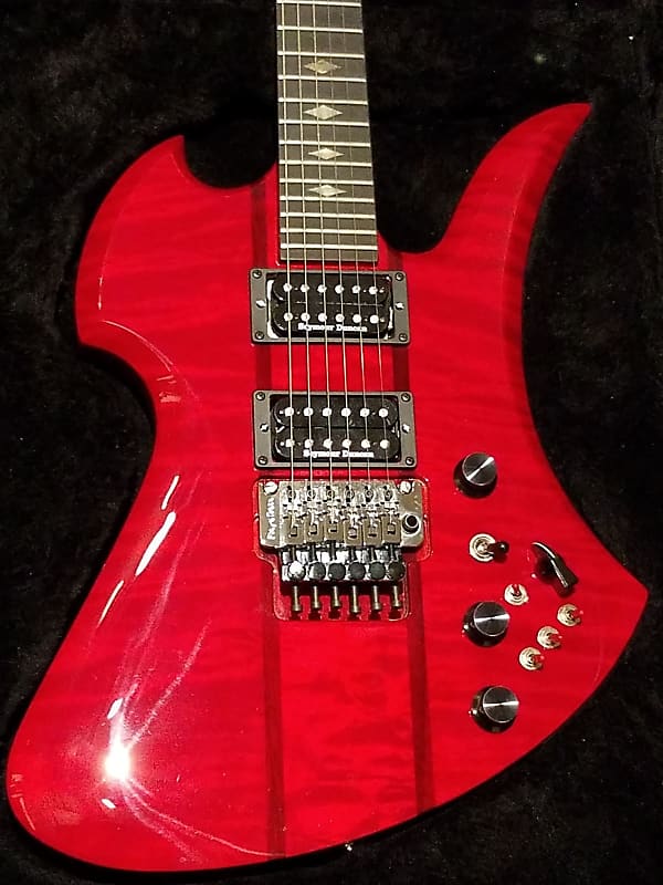 BC Rich USA SLASH Mockingbird Custom 2002 Candy Apple Blood | Reverb