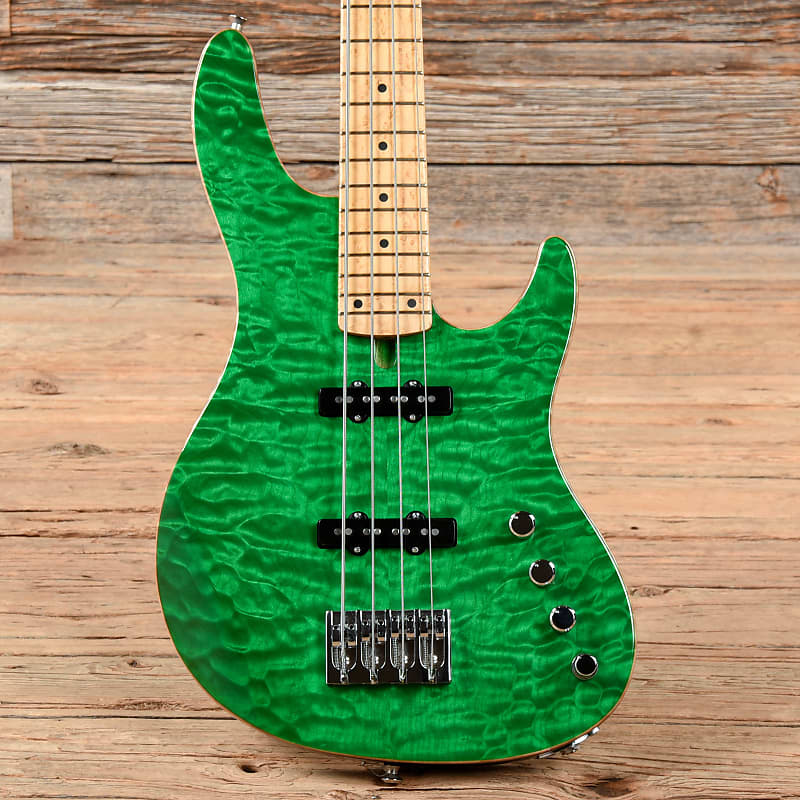 Mike Lull M4XL Transparent Green | Reverb