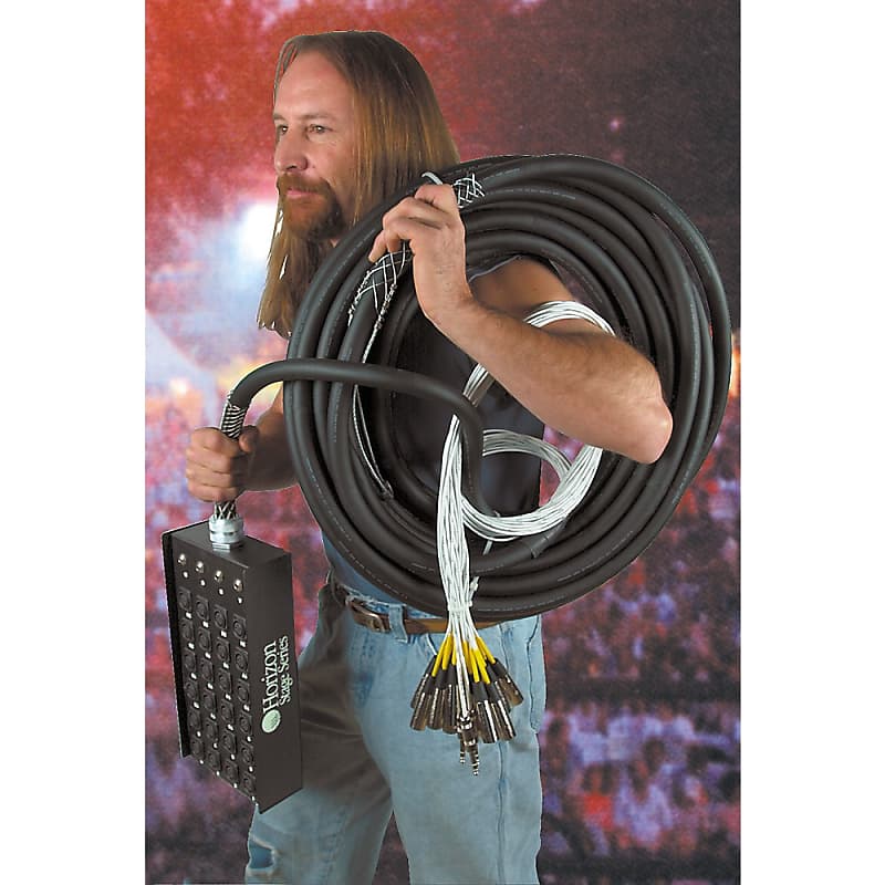 Rapco Horizon Stage Series 100' 24-Channel/4-Return Snake | Reverb