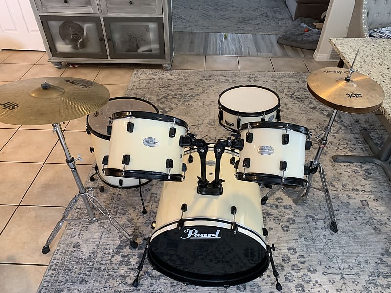 Pearl Soundcheck 5 Piece Pearl White | Reverb