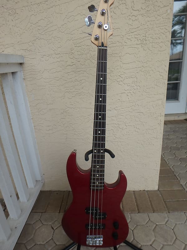Fender Prodigy Active Bass 1991 - 1993 Red | Reverb