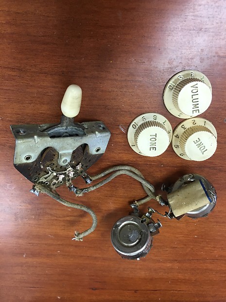Fender Stratocaster Switch & pots 1959 | Reverb