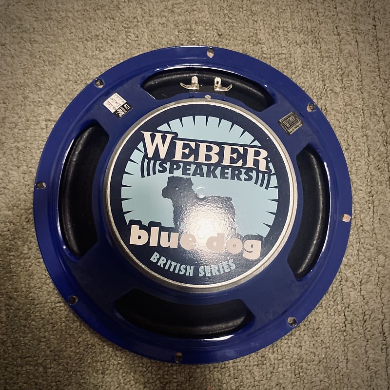 Weber Blue Dog Ceramic Speaker for Recone | Reverb