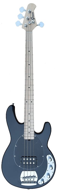 Musicman shaped 4-string bass with active pickups - Black | Reverb