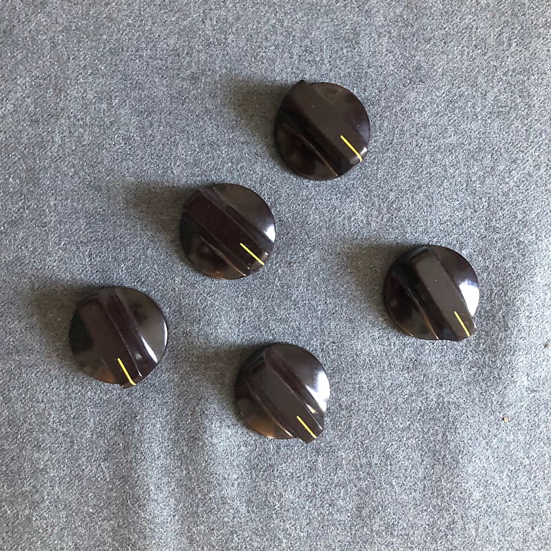 Daka Ware Radio Pointer Knob 1950-1970 - Dark Brown | Reverb