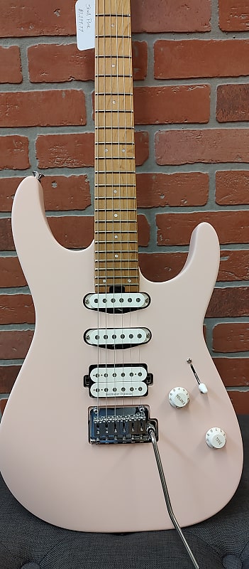 CHARVEL PRO-MOD DK24 HSS 2PT MPL Electric Guitar - Shell Pink | Reverb