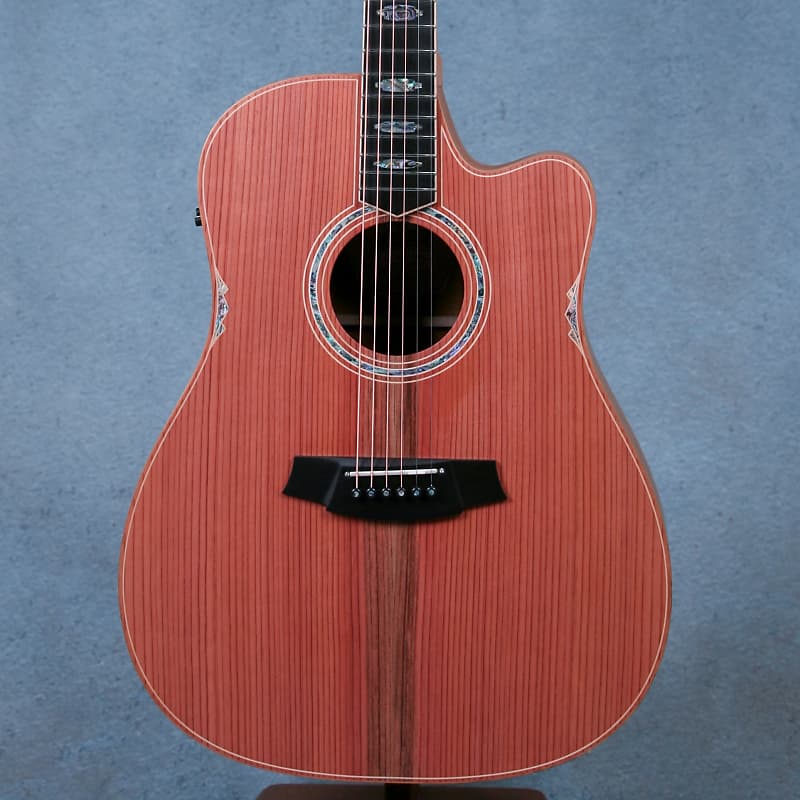 Cole Clark FL3EC-RDBL Dreadnought Acoustic Electric Guitar - | Reverb