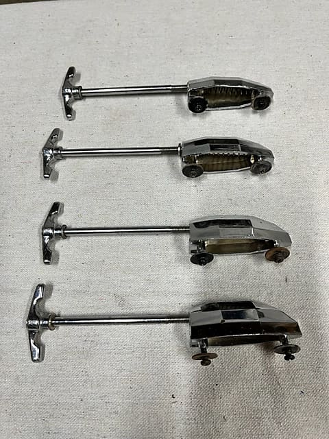 Pearl Vintage President Bass Drum lugs and T-rods | Reverb