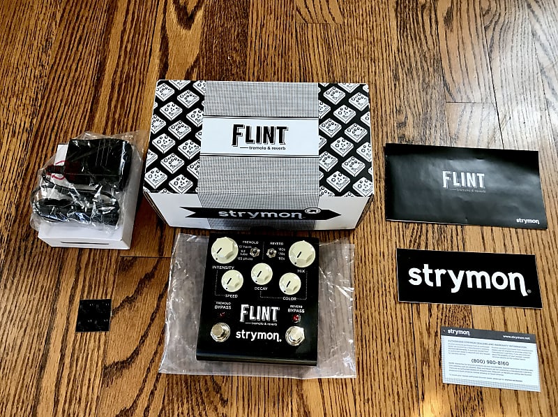 Strymon Flint Reverb and Tremolo V1 2012 - 2022 - Black with | Reverb