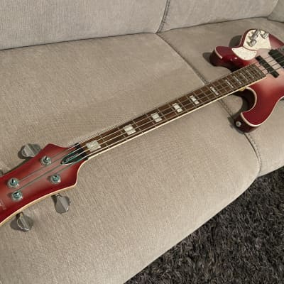 Schecter Diamond Series Stargazer Bass 2000s - Crimson Ghost | Reverb