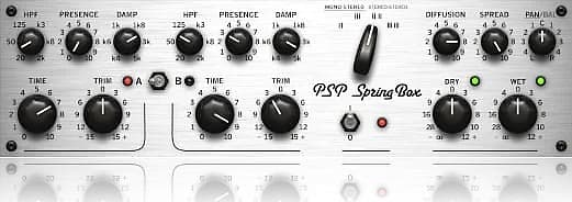 PSP SpringBox (Download) An emulation of a studio spring | Reverb