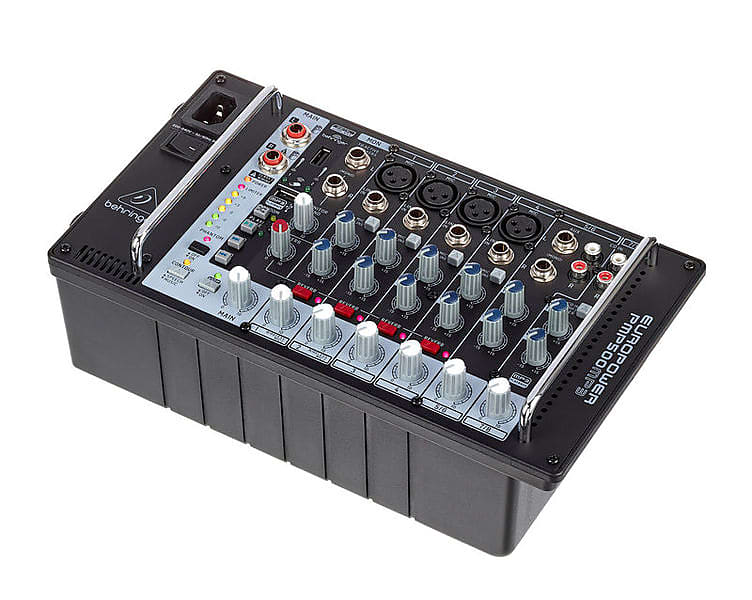 Behringer PMP 500MP3 8-Channel Powermixer | Reverb