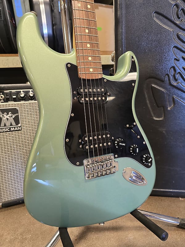 MIM Fender Standard Stratocaster HH 2004 Sage Green Metallic | Reverb