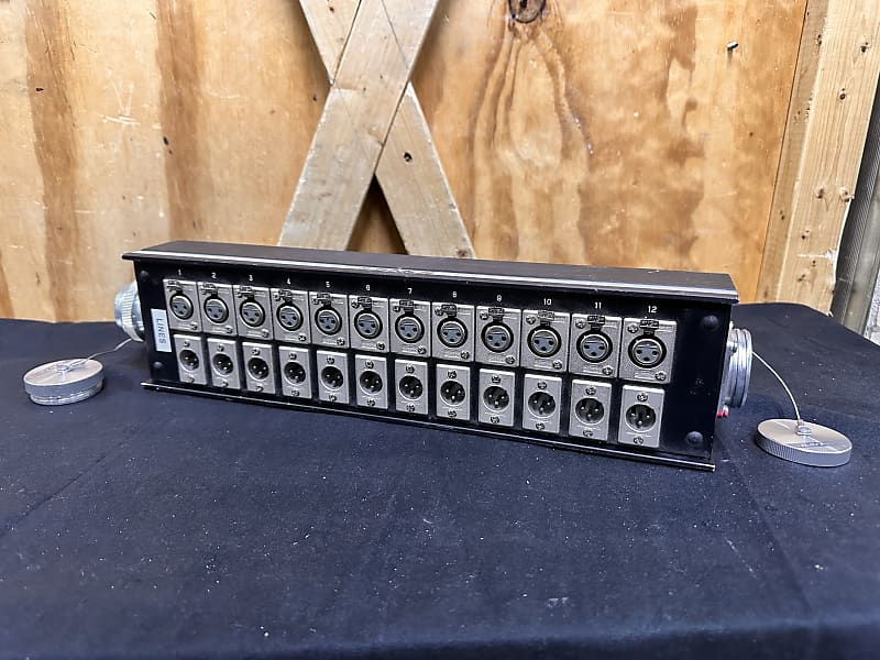 Canare 12 Channel XLR Male / Female Microphone Junction Box | Reverb