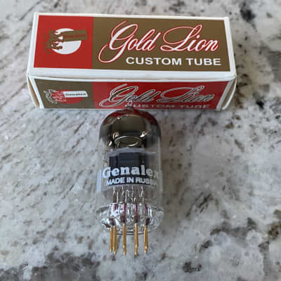 Genalex 12AX7 CV4004 / ECC83 Gold Lion Gold Pins | Reverb
