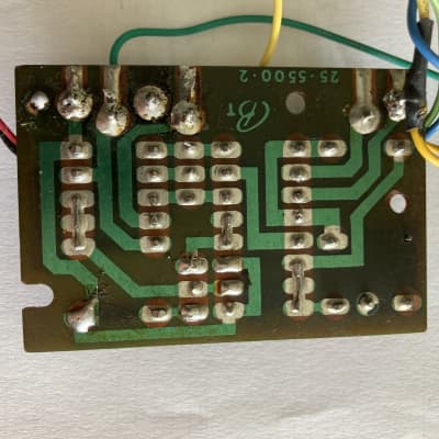 Vox vox wah Circuit board with tdk [ red square] early 70s | Reverb