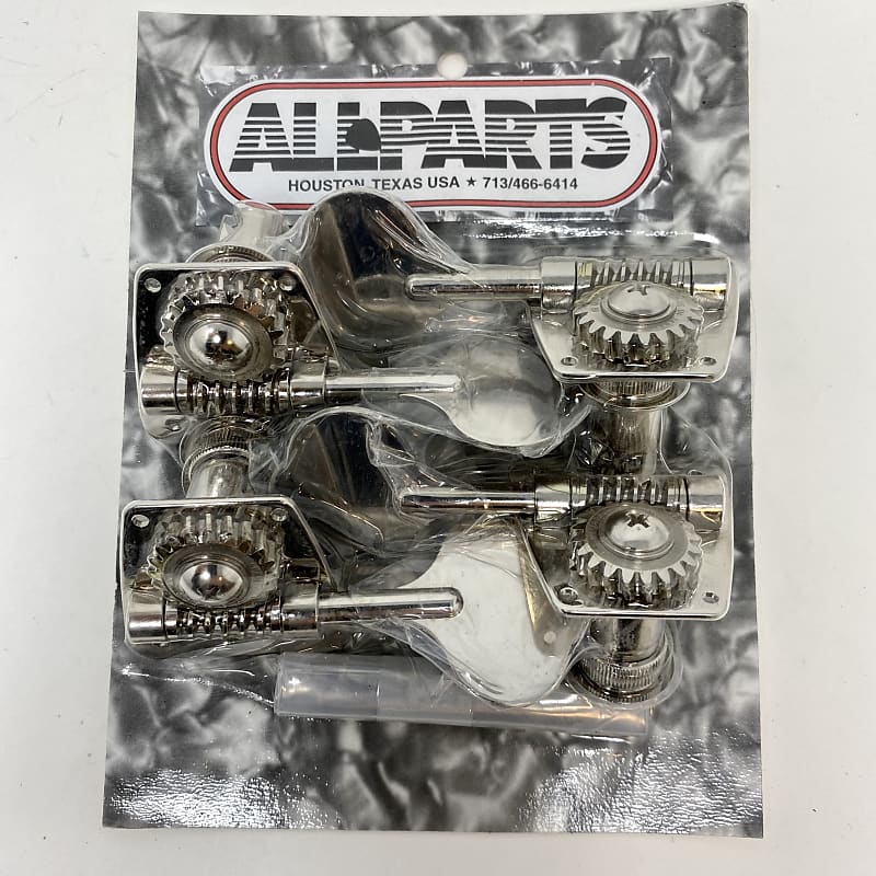 Gotoh 2X2 Vintage-Style Bass Tuner Set - Chrome | Reverb