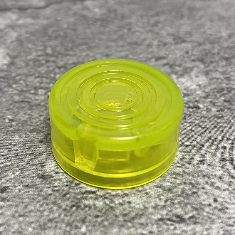 1x Neon Yellow Transparent Clear Plastic Guitar Foot Stomp | Reverb