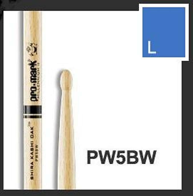 Drumsticks By Promark. PW5BW Oak 5B Wood Tip Drum Sticks | Reverb UK