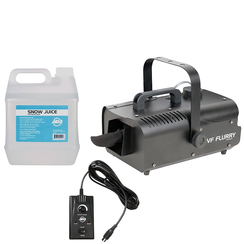 ADJ VF Flurry Pack Snow Machine Kit with Snow Gal Liquid | Reverb