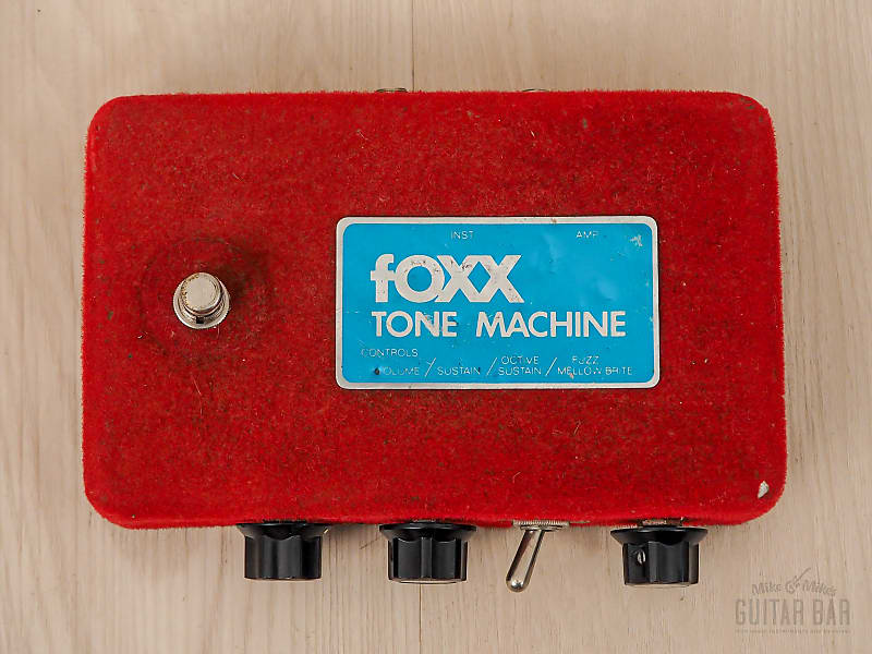 1970s Foxx Tone Machine Vintage Octave Fuzz Guitar Effects | Reverb