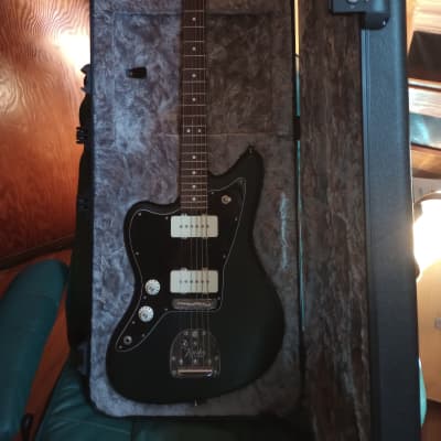 Left-handed Fender Mod Shop Jazzmaster - Matte Grey/Black | Reverb