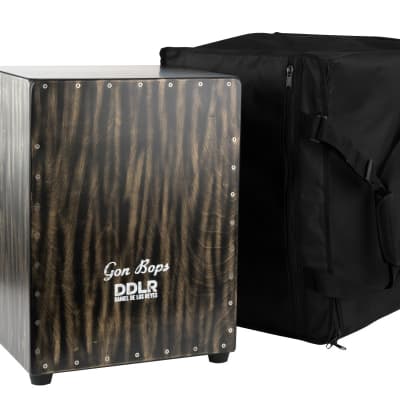 Gon Bops Daniel de los Reyes Signature Cajon with Carry Bag | Reverb