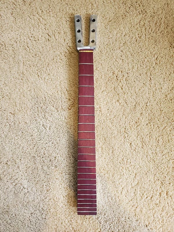 McCauley Ultralight 3x3 Aluminum & Purple Heart Guitar Neck | Reverb