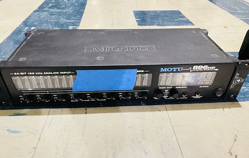 Motu 896HD Black Lion Mod FireWire Audio Interface | Reverb