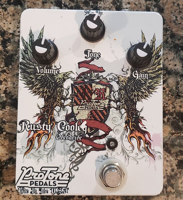 Pro Tone Pedals Rusty Cooley Overdrive Autographed by RC | Reverb