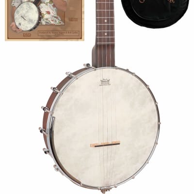 Saga 5-String Closed Back Banjo (1980's) W/OHSC & L.R. Baggs | Reverb