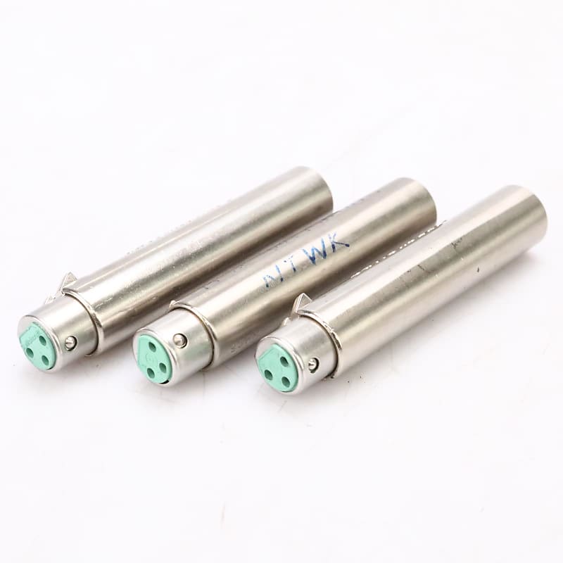 3 Switchcraft S3FM 3-Pin XLR Female to Male Unwired Adapters | Reverb