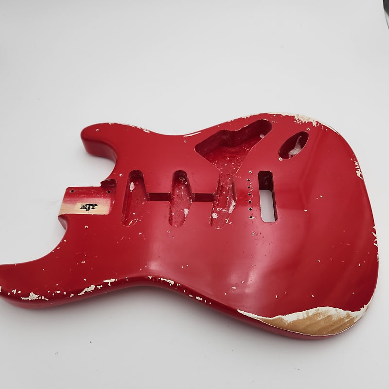 MJT Strat Fiesta Red Relic | Reverb