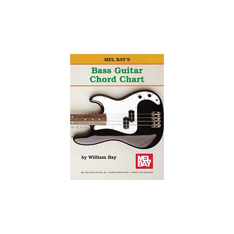 Mel Bay Bass Guitar Chord Chart | Reverb