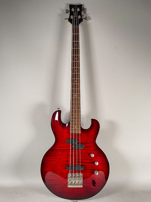DBZ Diamond Imperial Bass 4 String Red Finish MIK | Reverb