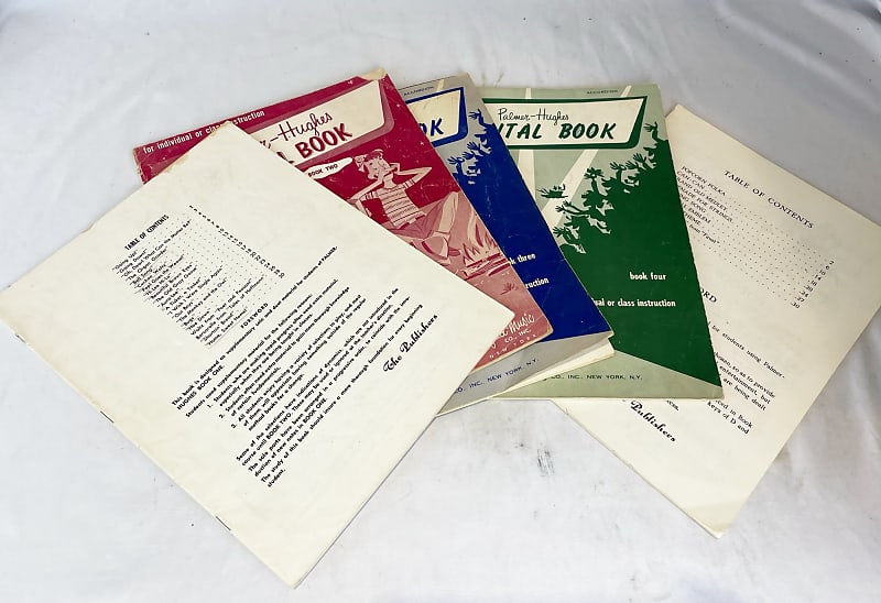 Lot of 5 Used Piano Accordion Music Books - Palmer-Hughes | Reverb