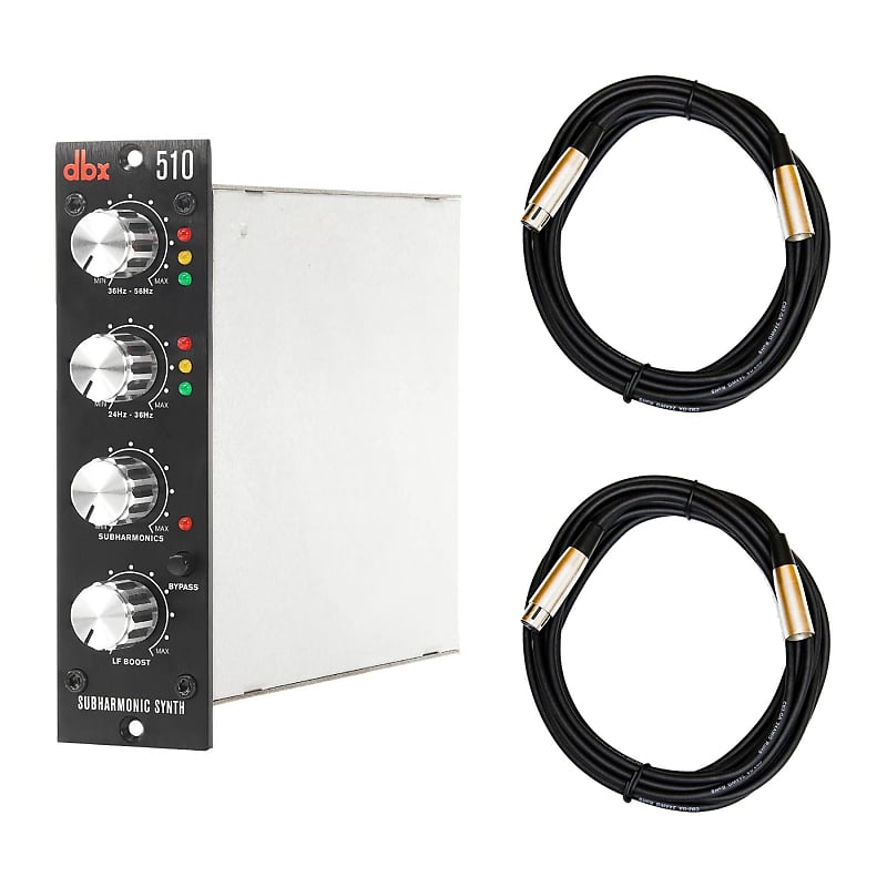 DBX 510 500-Series Subharmonic Synthesizer w/ 2 20-foot XLR | Reverb