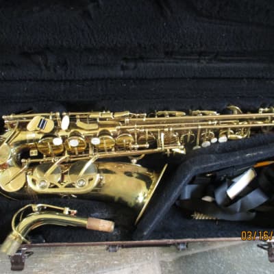 Vintage Bundy Selmer Alto Sax Saxophone with Case Geo Bundy 3 | Reverb