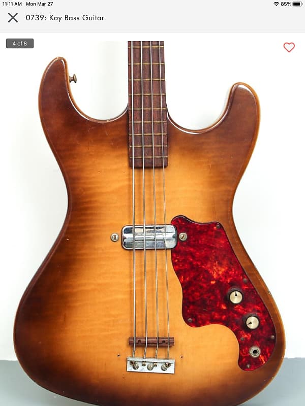 Kay Bass 1962-1964 | Reverb