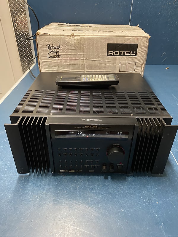 Rotel RSX-1067 Home Theatre Receiver 2000s Black | Reverb