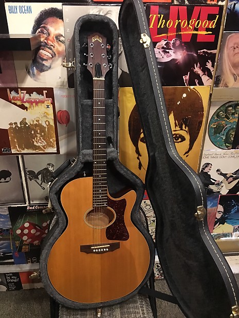 Guild F4CE-NT Acoustic Electric Thinline 1991 Natural | Reverb