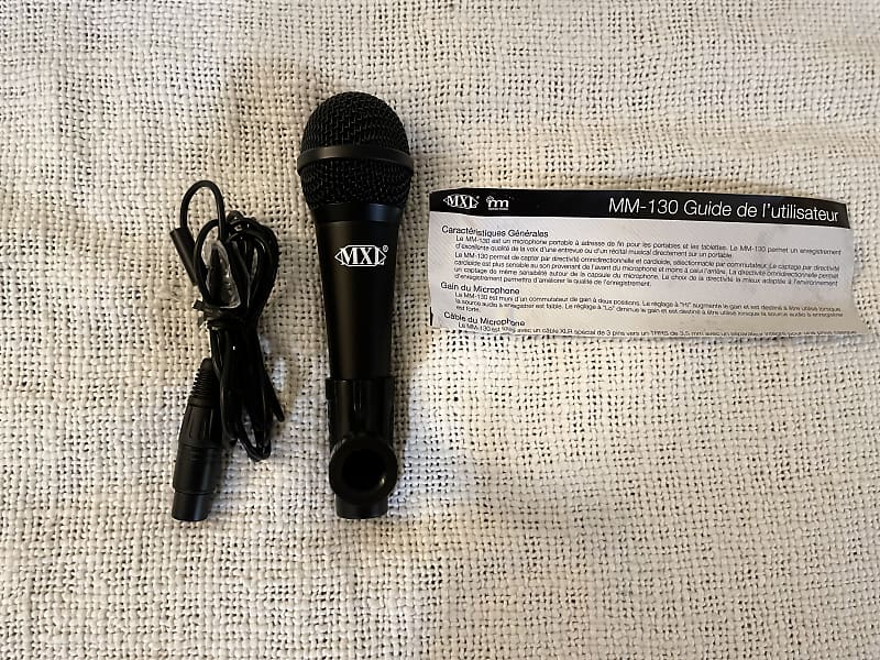 MXL MM130 Mobile Media Microphone with 3.5mm cable | Reverb