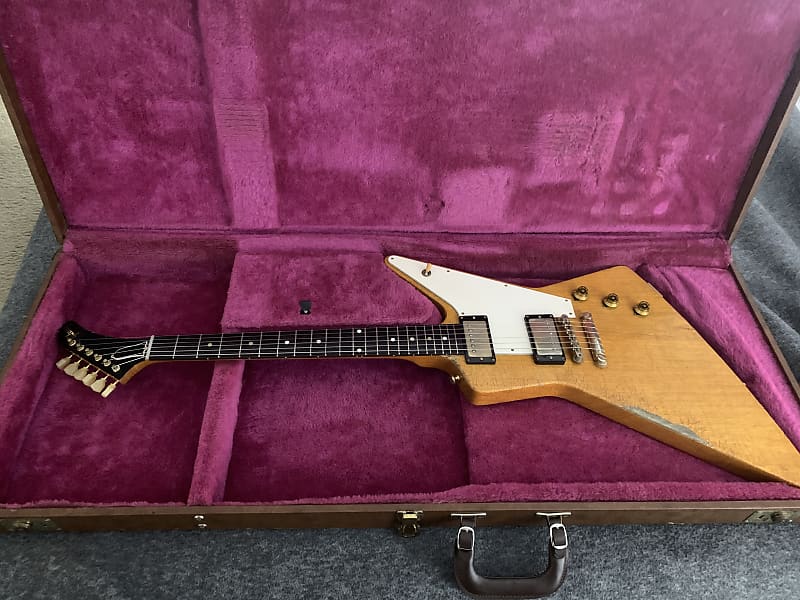 Gibson Heritage Korina Explorer Case 1983 Brown CASE ONLY | Reverb