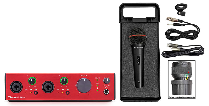 Focusrite Clarett+ 2Pre USB-C Audio Recording Interface | Reverb