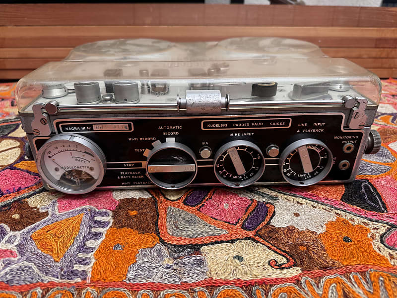 Vintage Nagra III (Nagra 3) 1/4” Tape recorder | Reverb