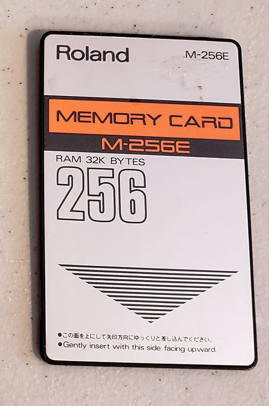 Roland M-256E Memory Card - free US shipping | Reverb